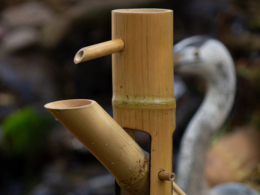 Bamboo Fountain Kit - Shishi odoshi or Deer Scare Bamboo Fountain - Pe ...